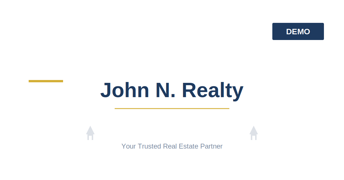 John N. Realty (Demo) | Realtor Demo Example